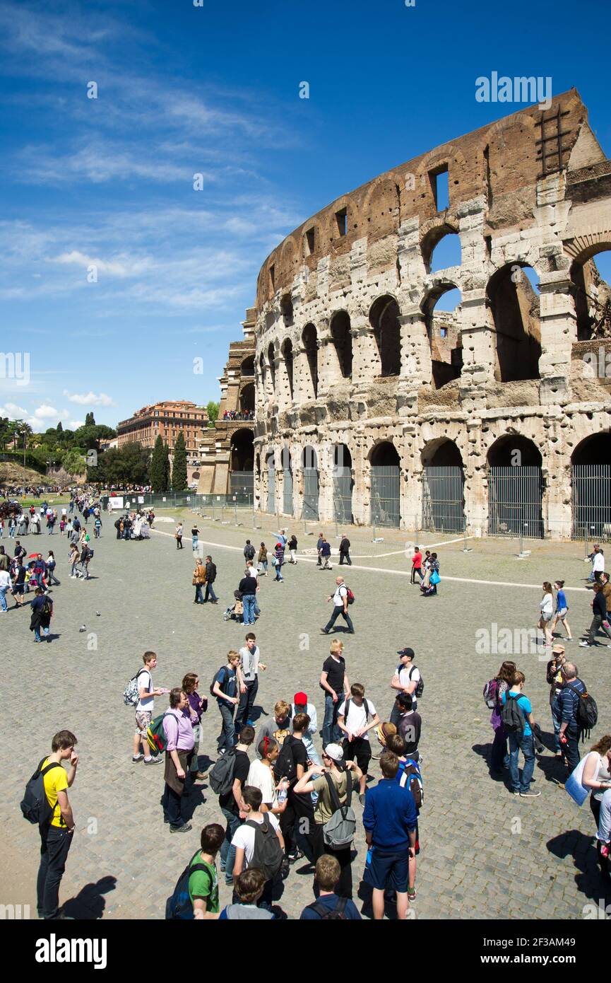 The Colosseum or Coliseum, also known as the Flavian Amphitheatre ...