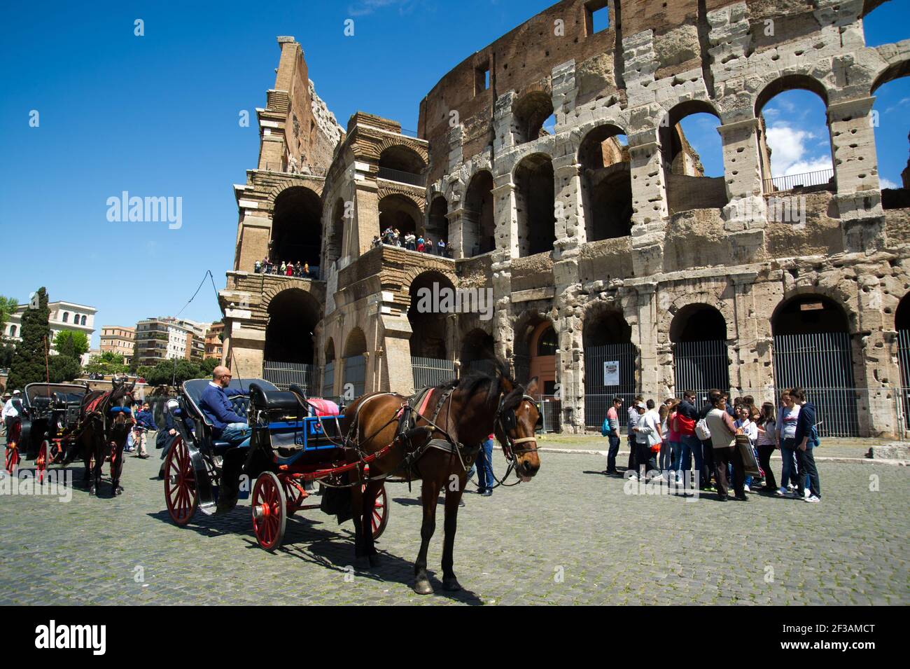 Colosseum or Coliseum, also known as the Flavian Amphitheatre, Roman ...