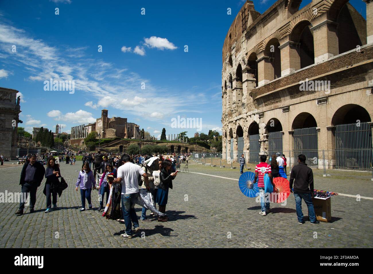 Colosseum or Coliseum, also known as the Flavian Amphitheatre, Roman ...