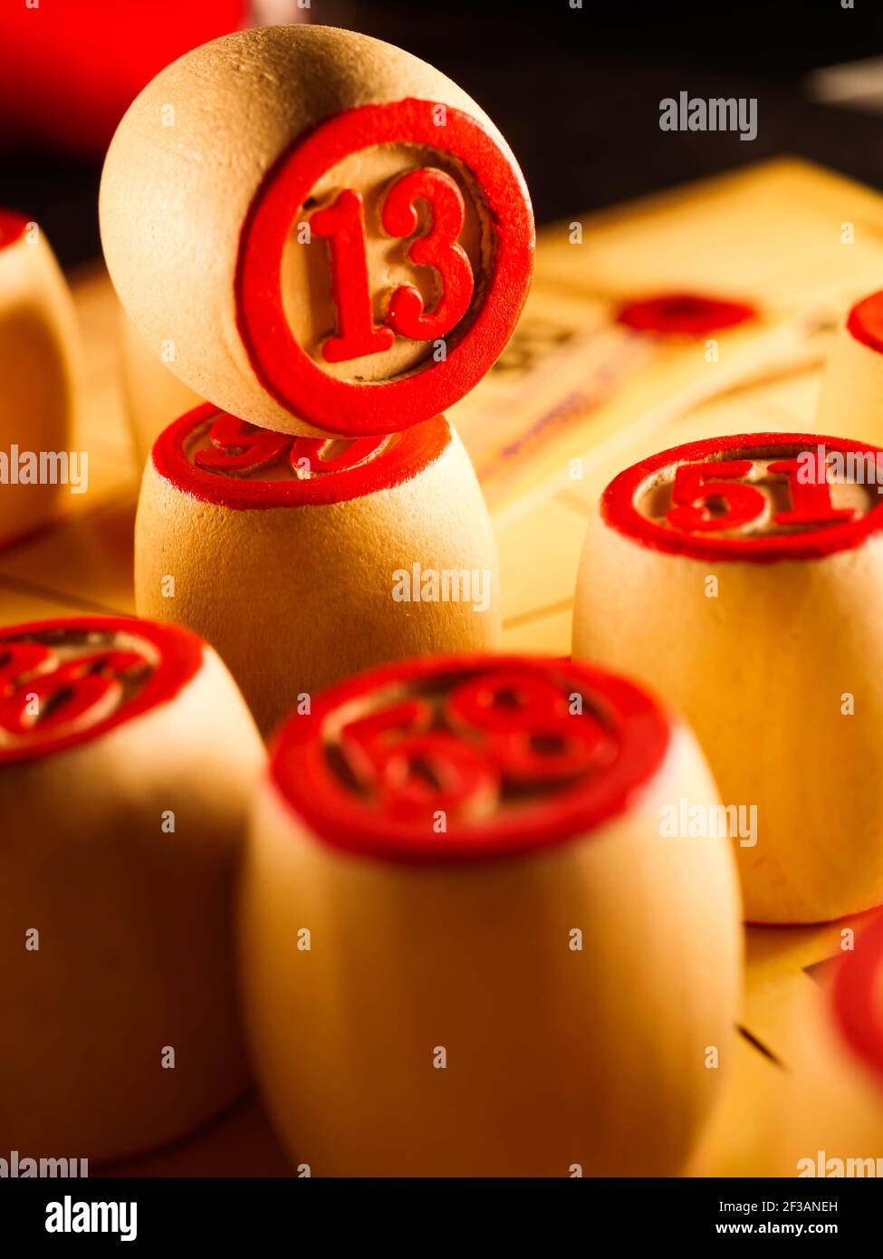 Cards kegs russian lotto bingo hi-res stock photography and images - Alamy