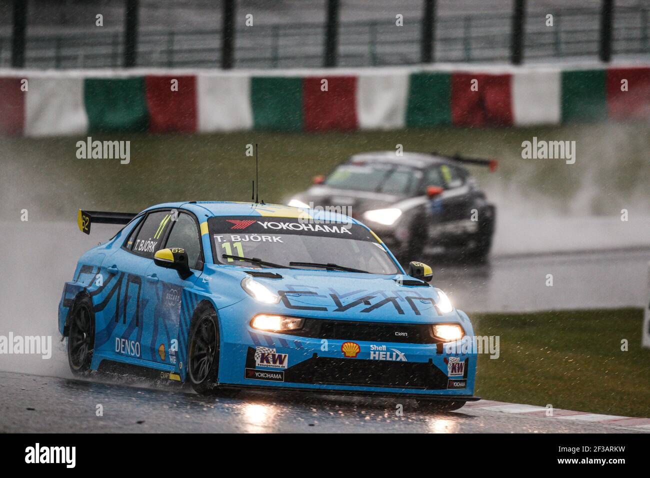 11 BJORK Thed, (SWE), Cyan Racing Lynk & Co, Lynk & Co 03 TCR, action during the 2019 FIA WTCR ...