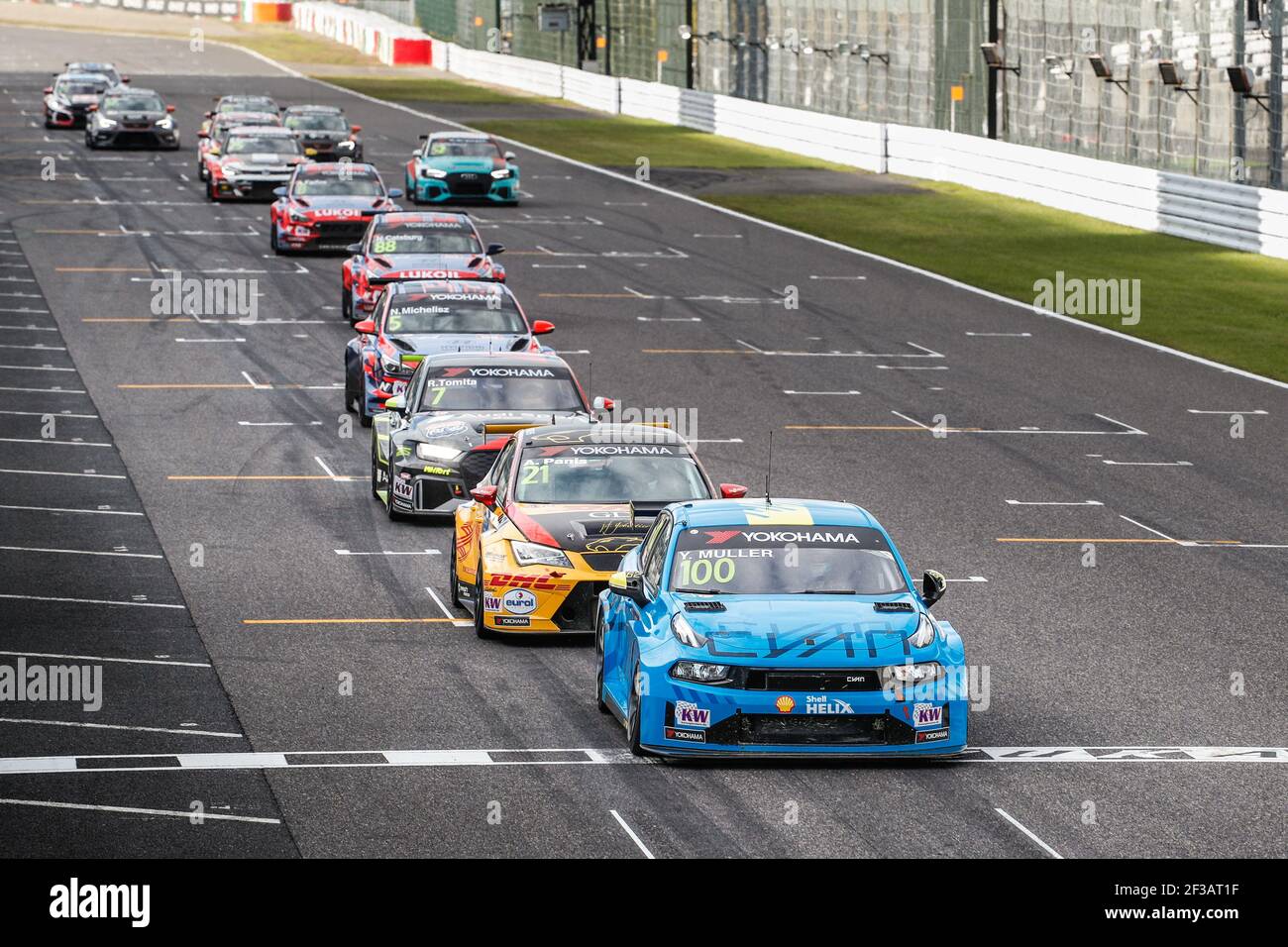 100 MULLER Yvan, (FRA), Cyan Racing Lynk & Co, Lynk & Co 03 TCR, action ...