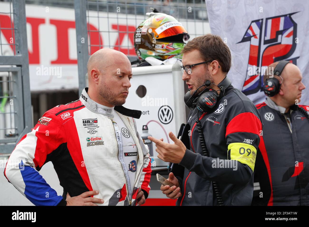 HUFF Rob, (GRB), SLR VW Motorsport, Volkswagen Golf Gti TCR, portrait ...