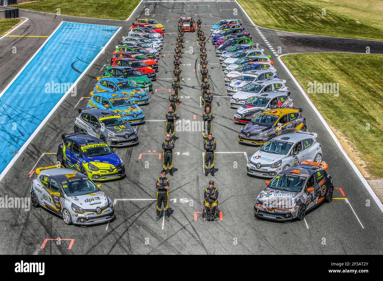 Renault Clio Cup, family picture season 2019 during the 2019 FFSA GT4 ...