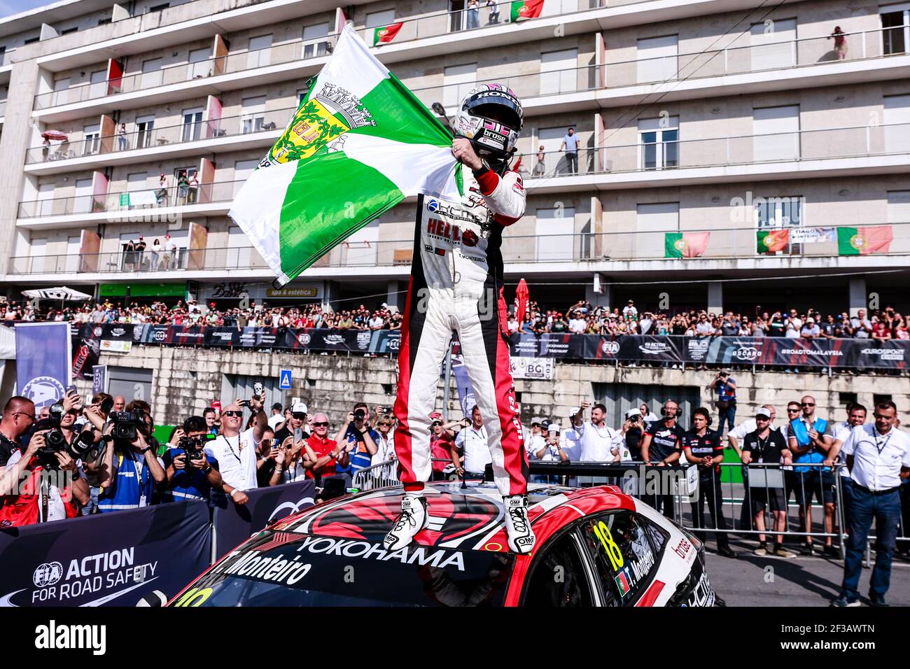 MONTEIRO Tiago, (POR), KCMG, Honda Civic Type R TCR, portrait ...