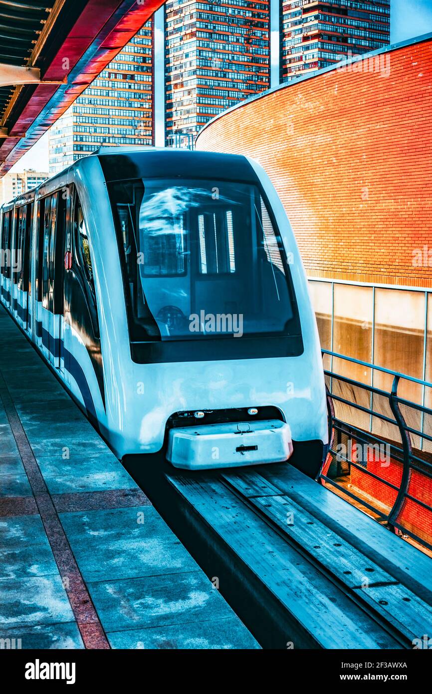 Monorail fast train on railway hi-res stock photography and images - Alamy