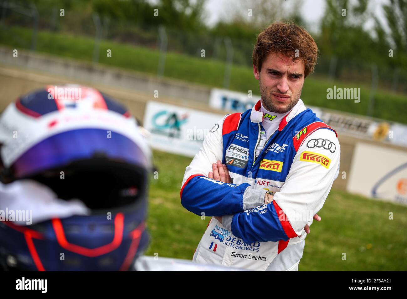 GACHET Simon (fra), Audi R8 LMS team Sainteloc racing, portrait during ...