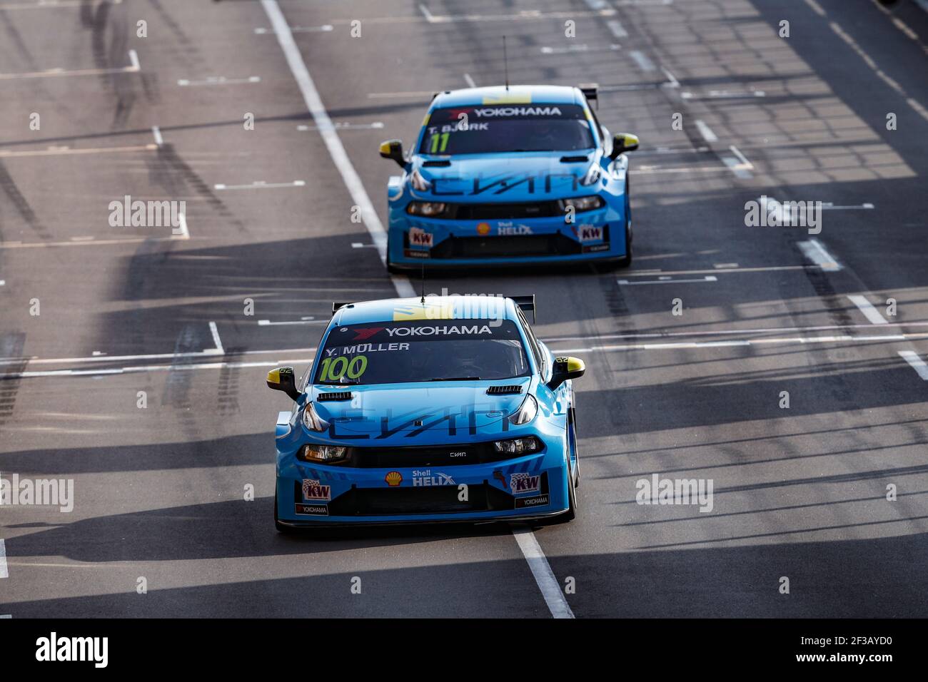 100 MULLER Yvan, (FRA), Cyan Racing Lynk & Co, Lynk & Co 03 TCR, action during the 2019 FIA WTCR ...