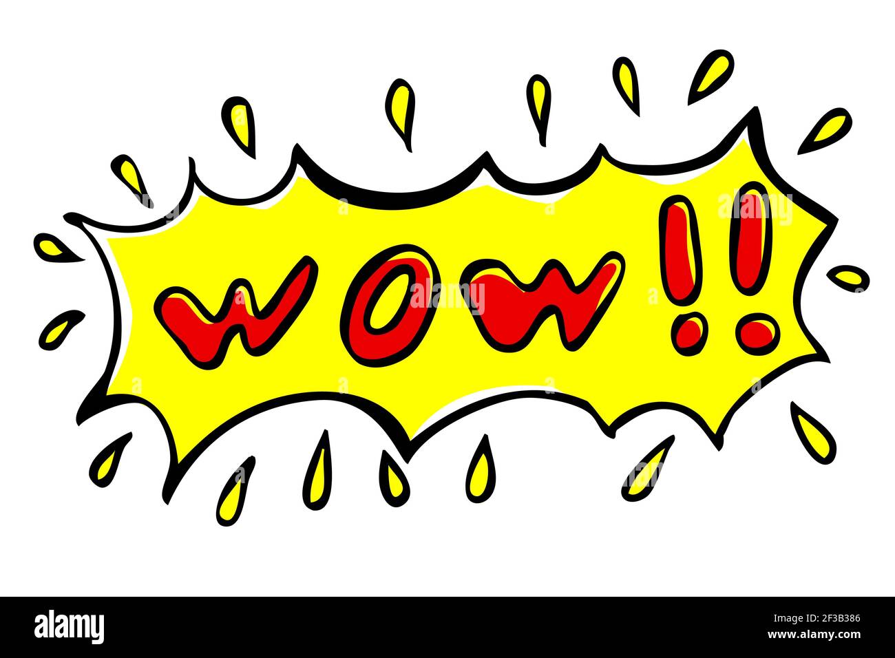 Wow expression vector vectors hi-res stock photography and images - Alamy
