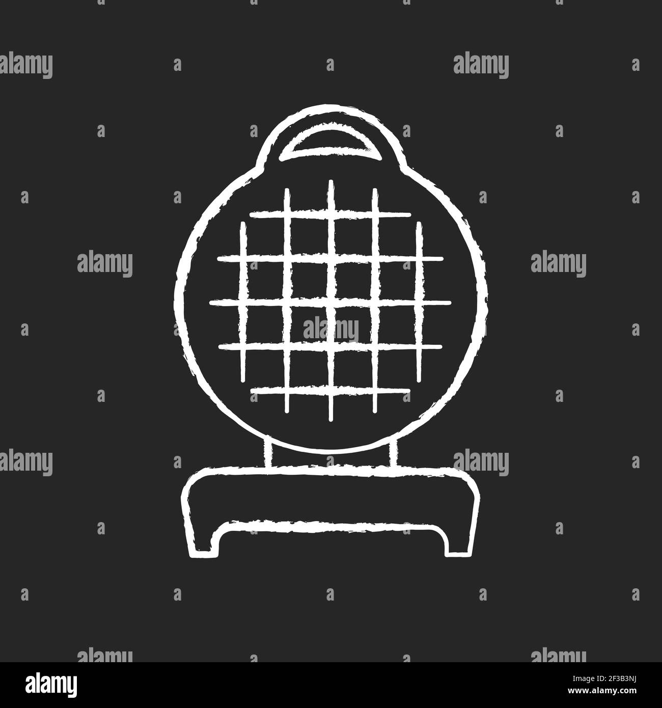 Waffle maker machine on Stock Vector Images - Alamy