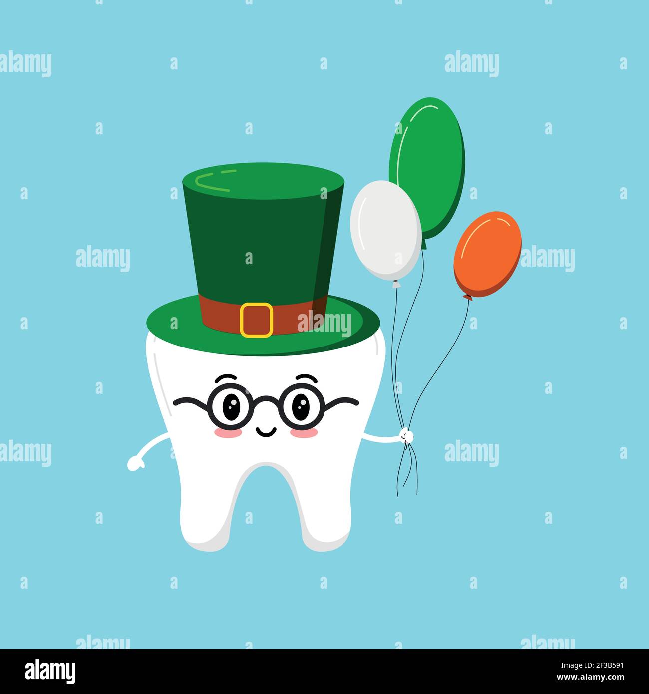 St Patrick day tooth dental icon isolated Stock Vector Image & Art - Alamy
