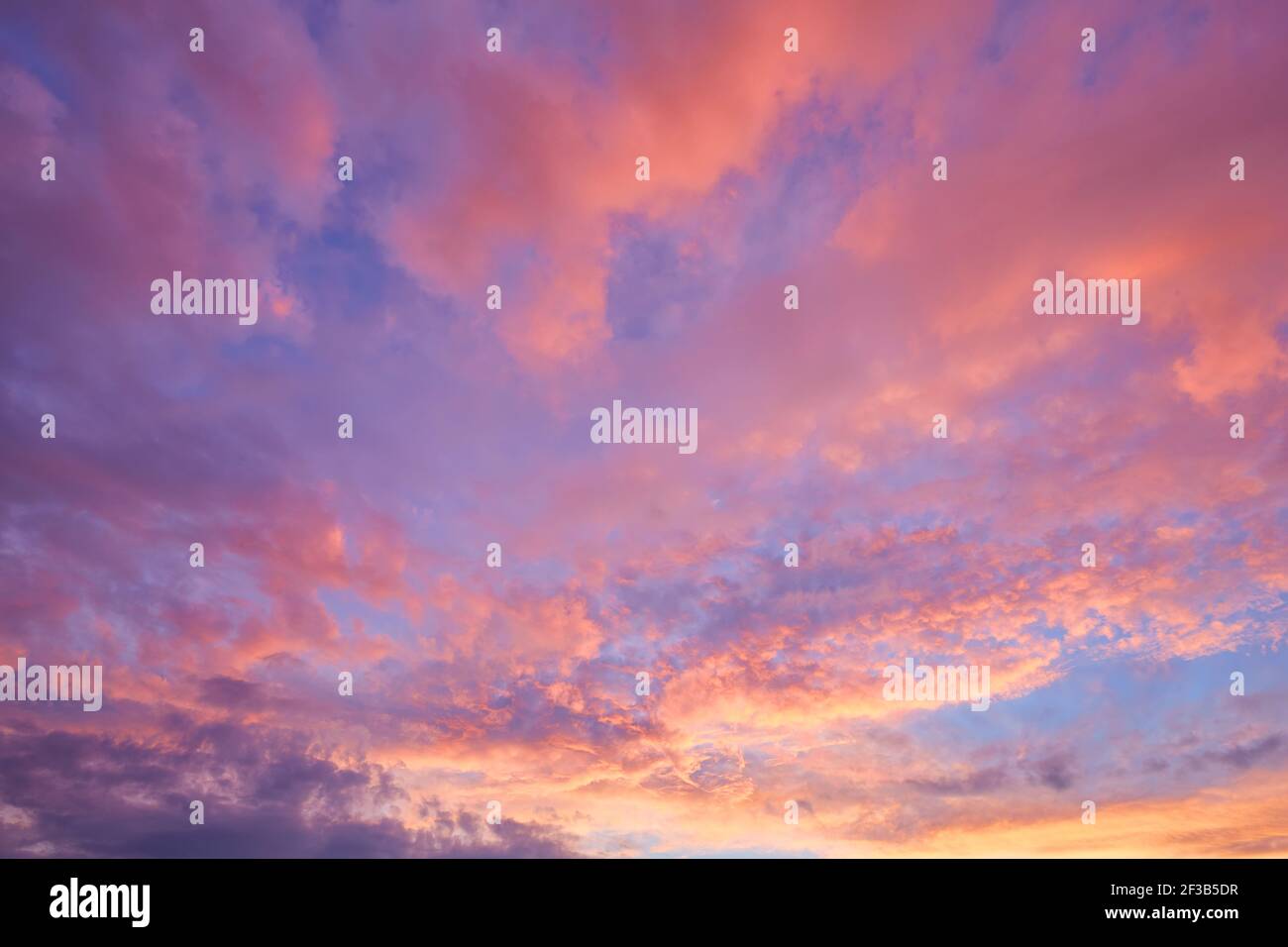 Colorful sky after the sunset. Natural Sky Background Stock Photo - Alamy