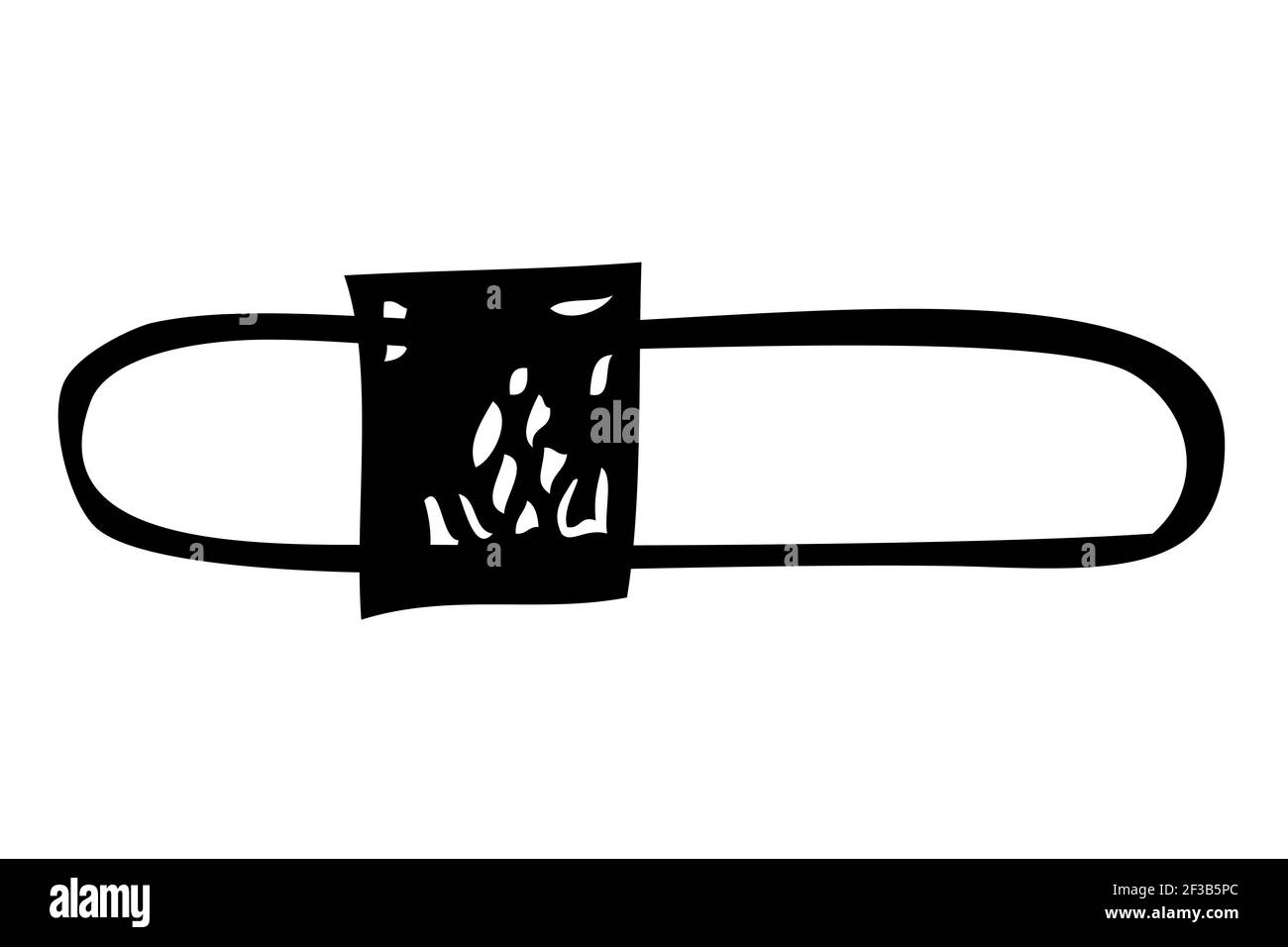 Vector Simple Hand Draw Sketch Slide bar Stock Vector Image & Art - Alamy