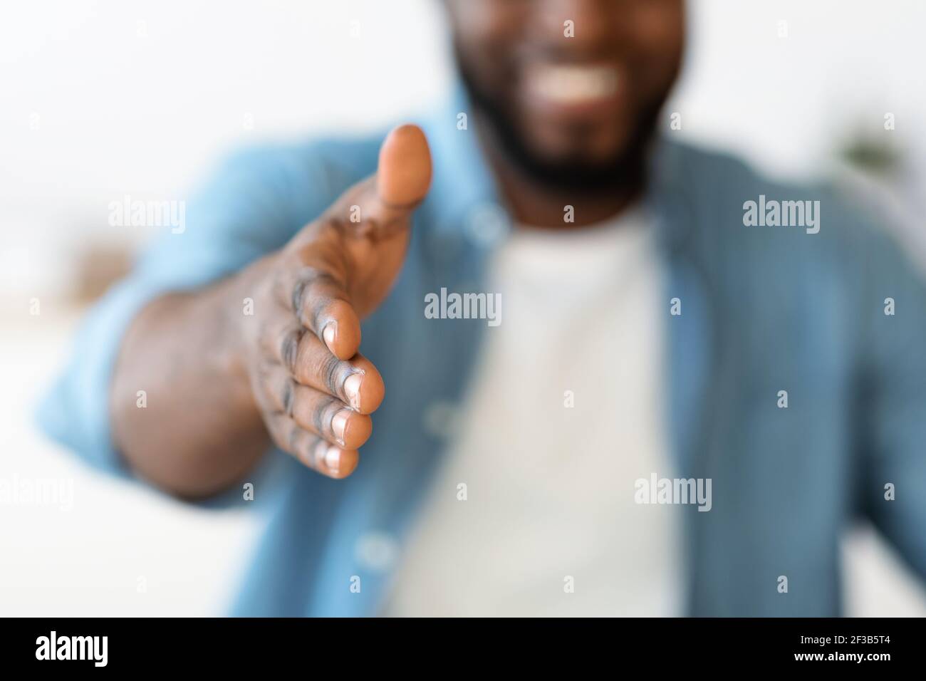 Job interview black man hi-res stock photography and images - Alamy