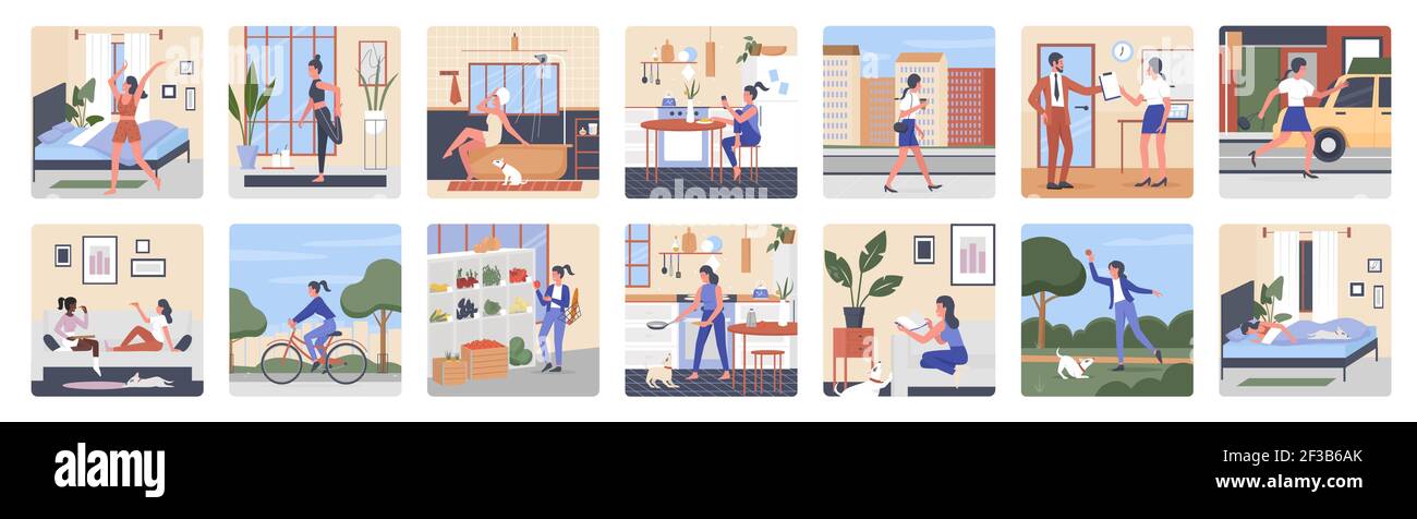 Cooking scenes Stock Vector Images - Alamy