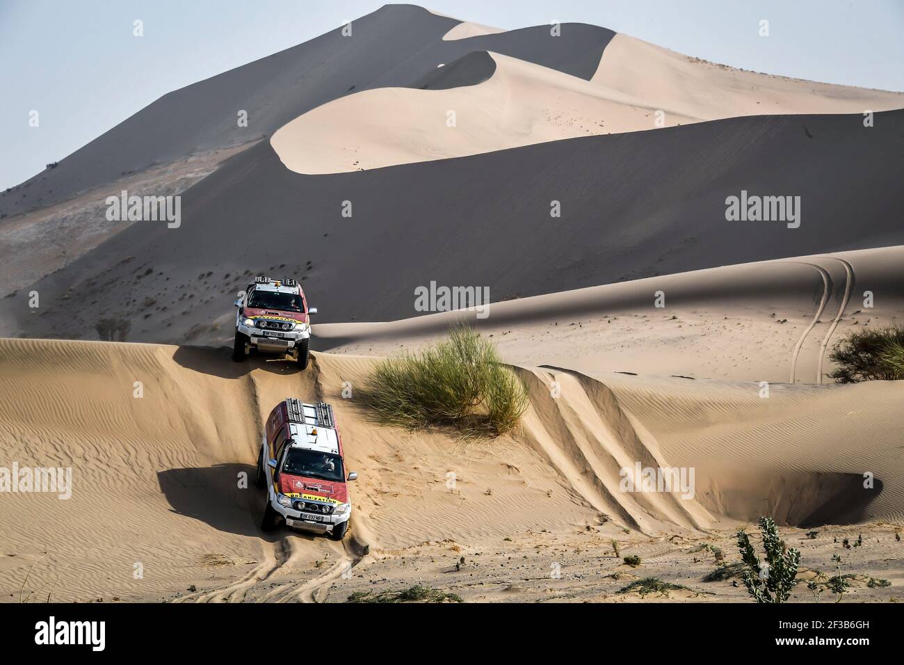Dunes, during the Reconnaissances of the Dakar Off-Road rally 2020 in ...