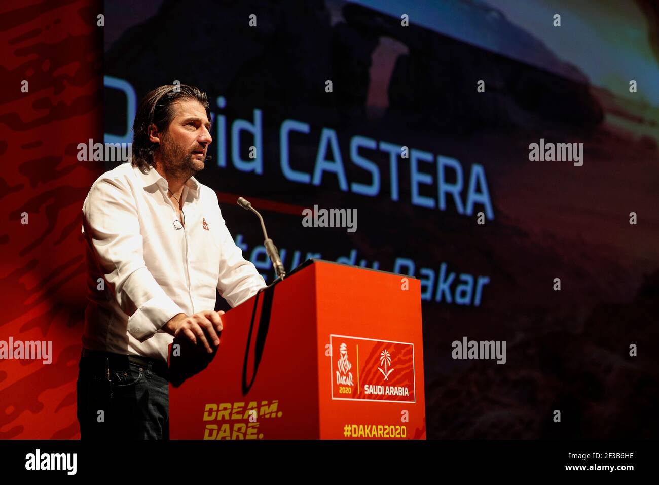 David Castera, race director, portrait during the 2020 Dakar press ...