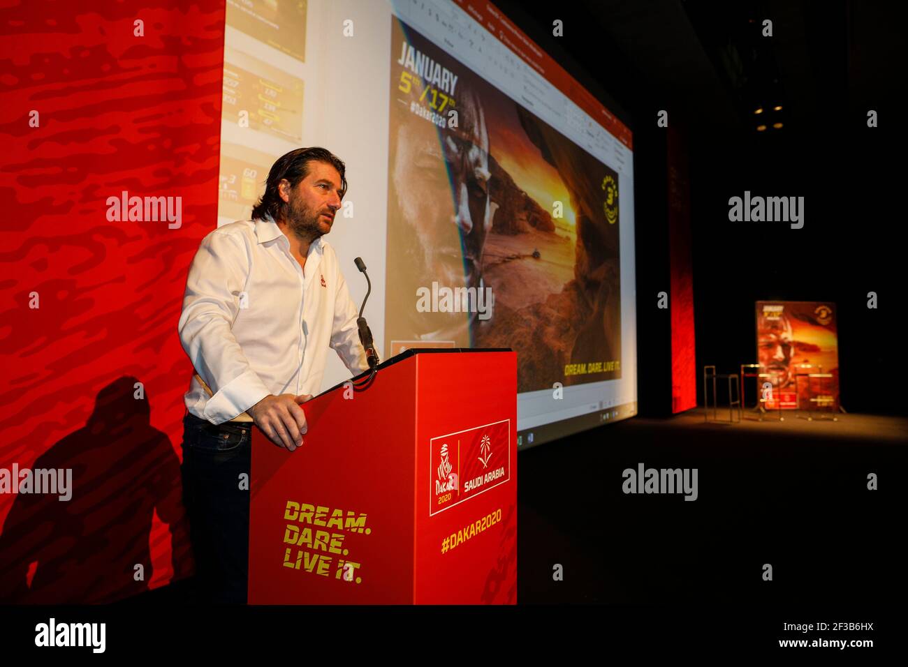 David Castera, race director, portrait during the 2020 Dakar press ...