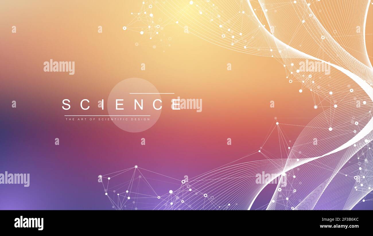 Scientific vector illustration genetic engineering and gene ...