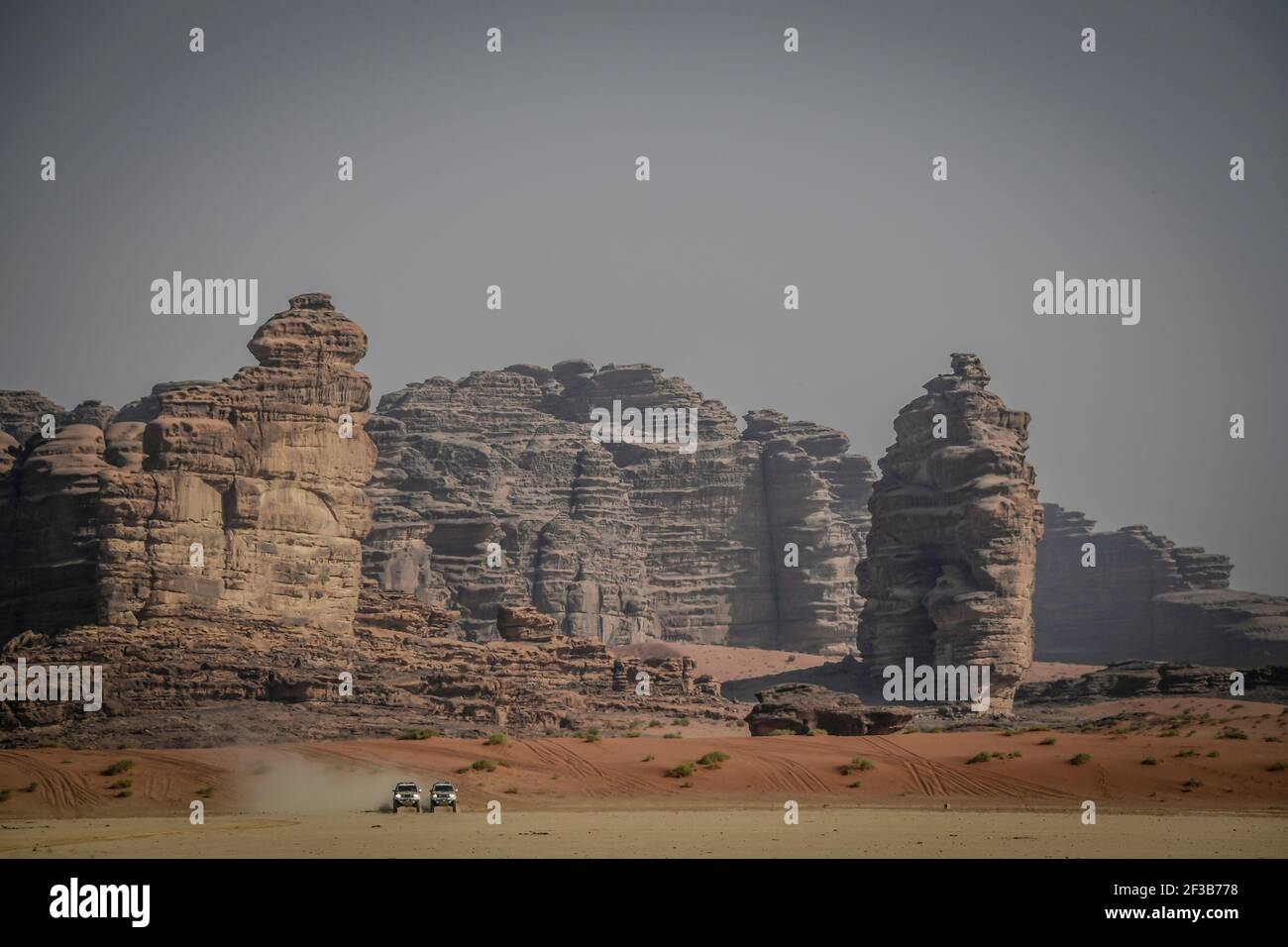 Landscape during the Reconnaissances of the Dakar Off-Road rally 2020 ...