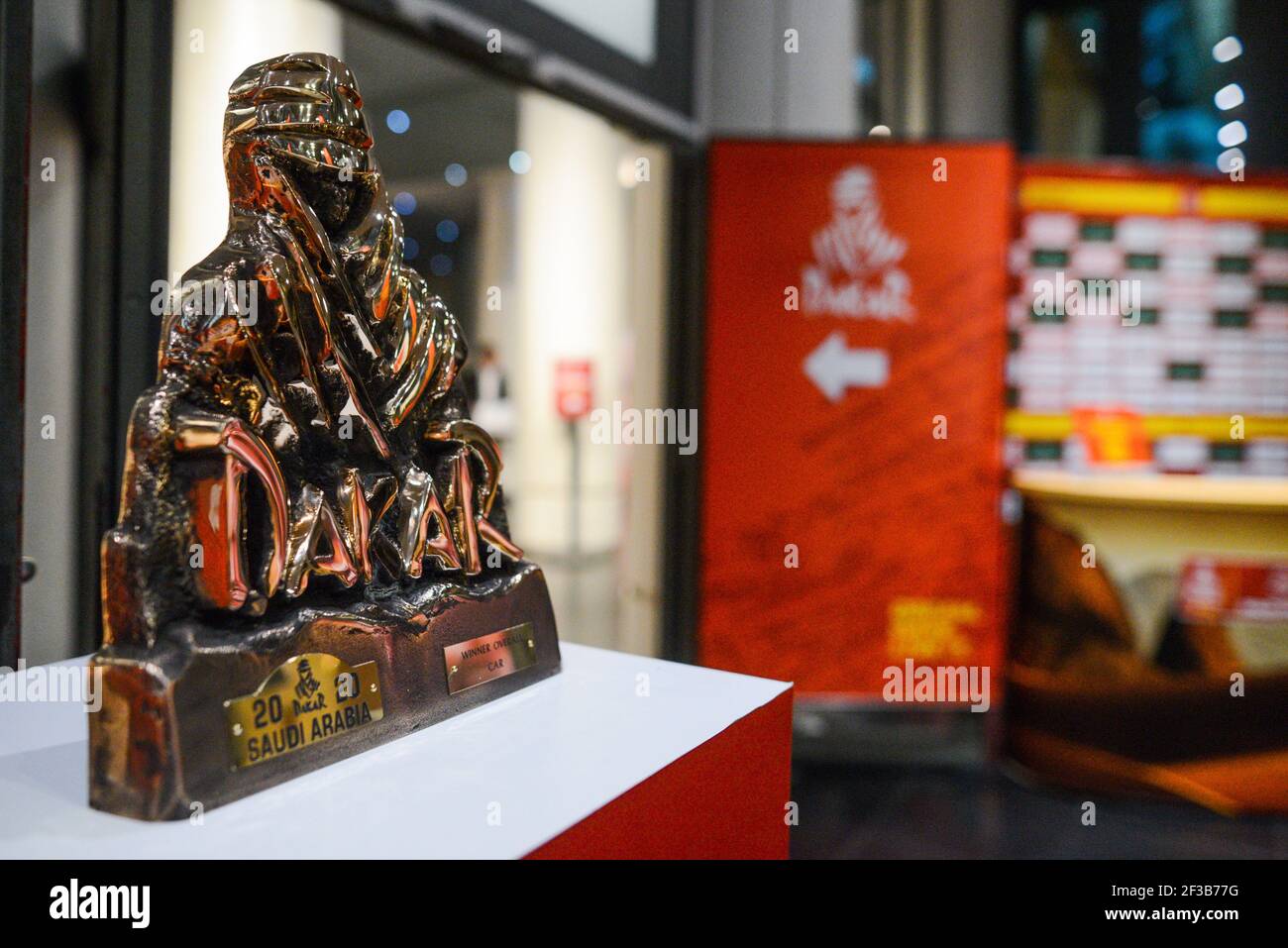 Dakar Trophy during the 2020 Dakar press conference at the l'Institut ...