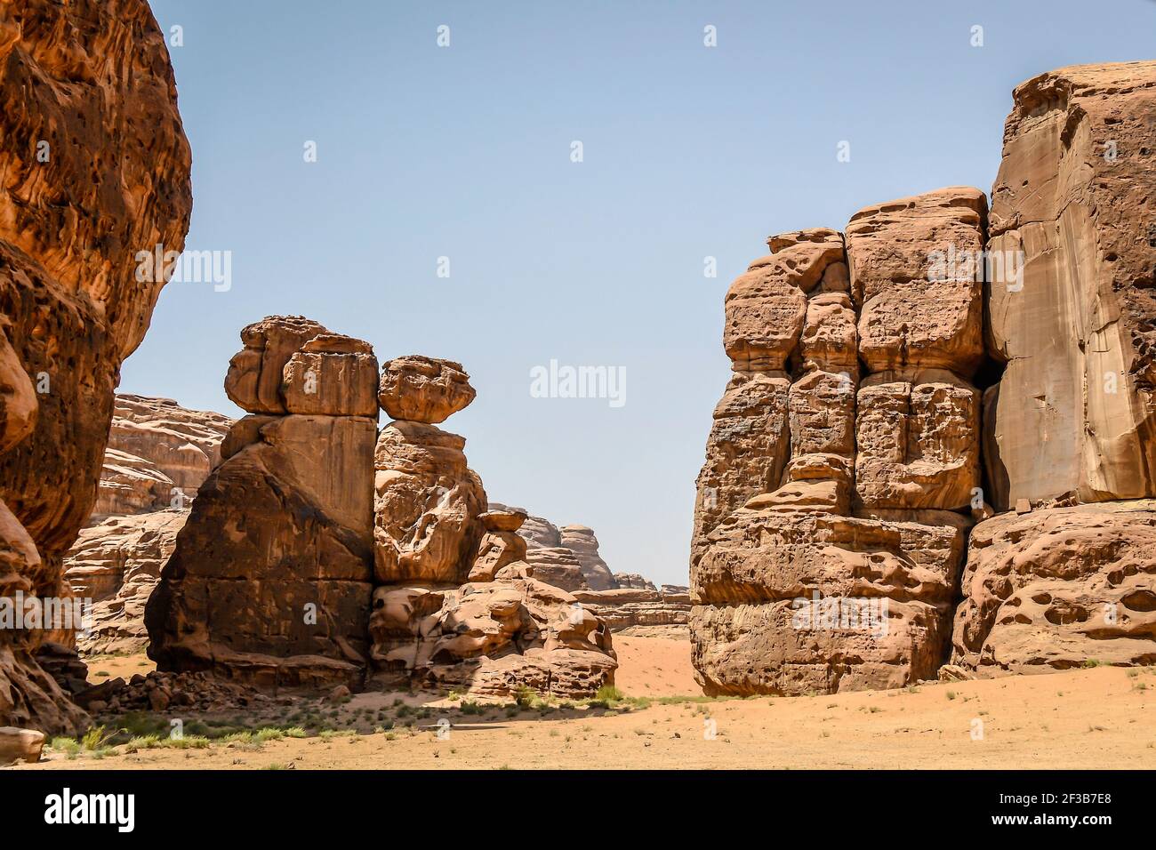 Landscape during the Reconnaissances of the Dakar Off-Road rally 2020 ...