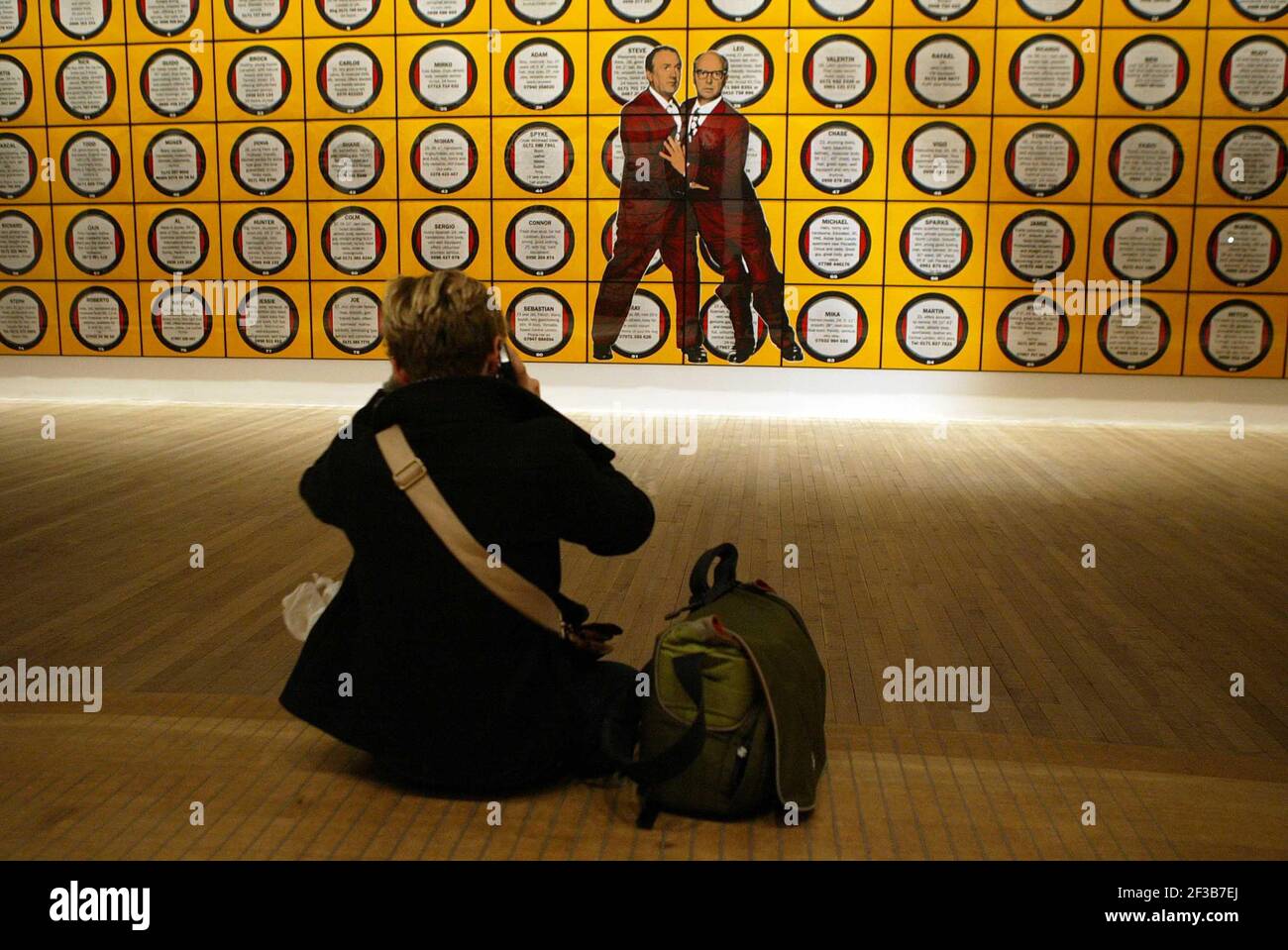 Artists Gilbert and George during the press viewing of their Major ...