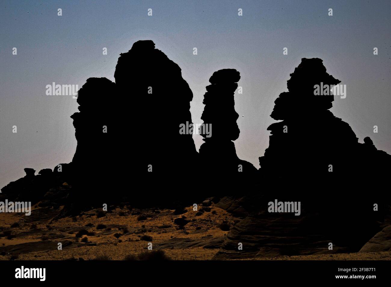 Landscape during the Reconnaissances of the Dakar Off-Road rally 2020 ...