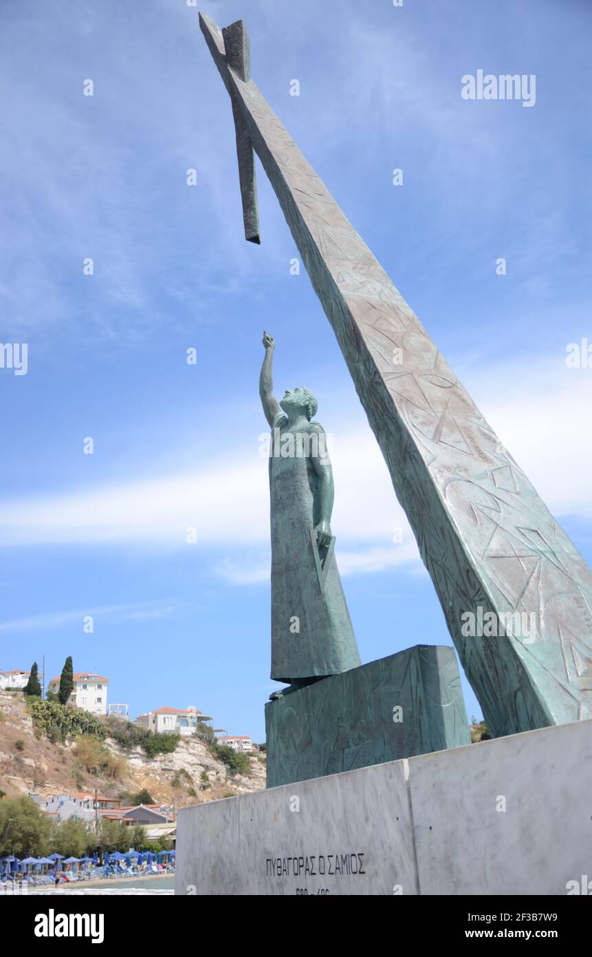 Samos greece pythagoras hi-res stock photography and images - Alamy