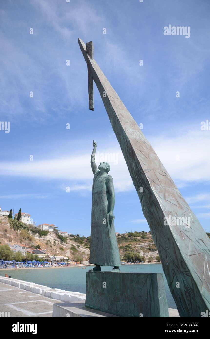 Samos greece pythagoras hi-res stock photography and images - Alamy