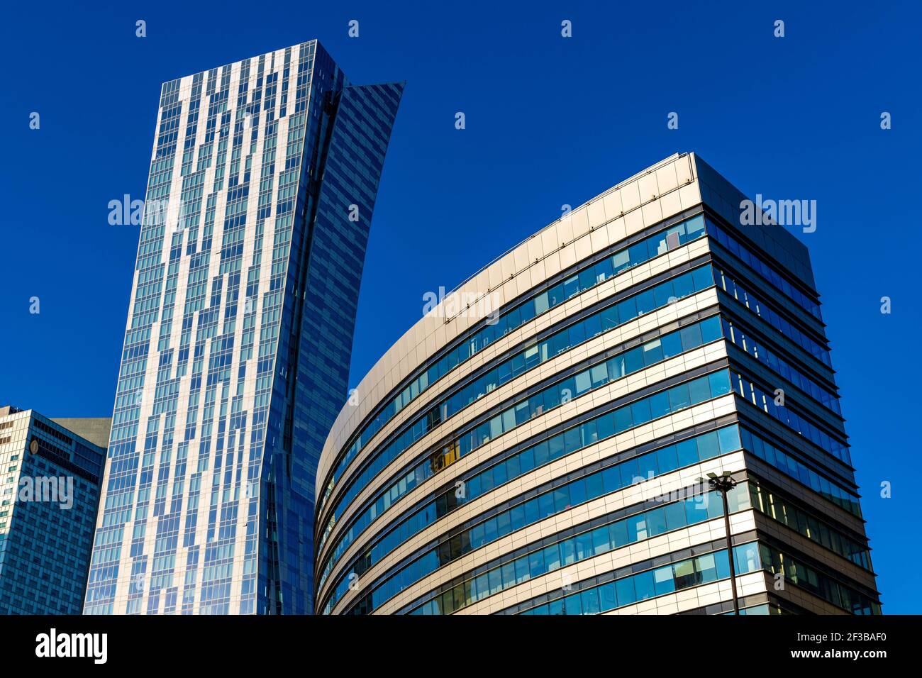 Warsaw, Poland - May 22, 2020: Zlota 44 residential tower - The Sail ...