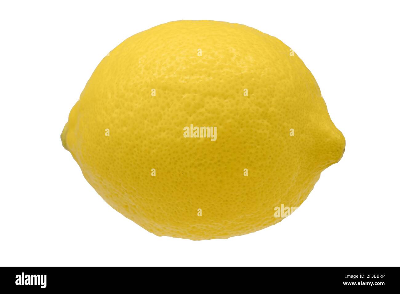 Top view. Fresh lemon isolated on white background with clipping path ...