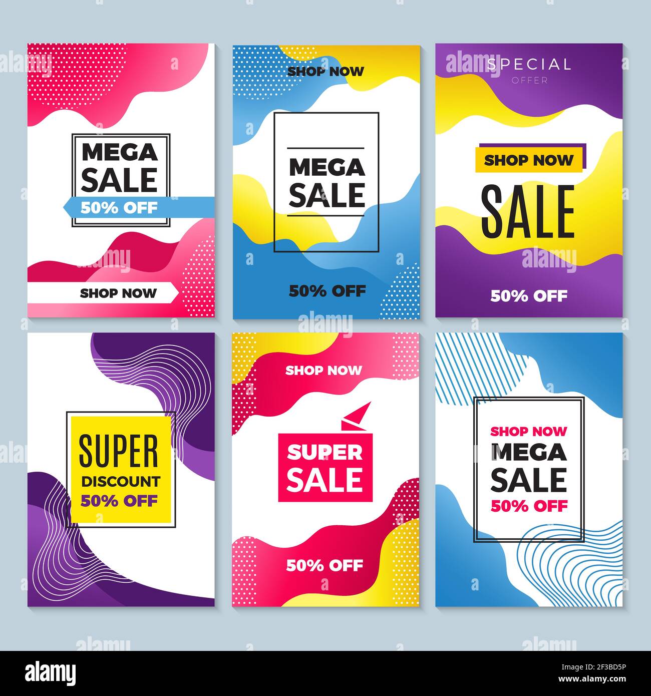 Sale banners. Abstract background for super special offers mobile ...