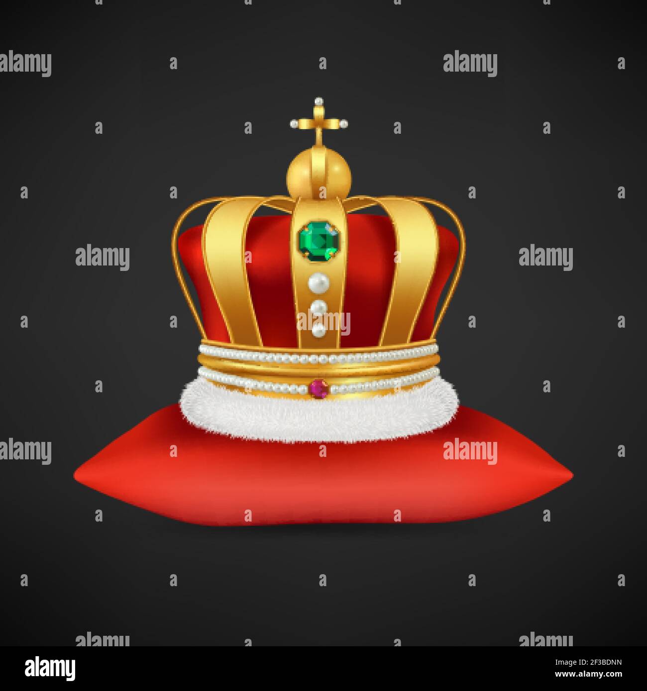 Monarchy insignia hi-res stock photography and images - Alamy