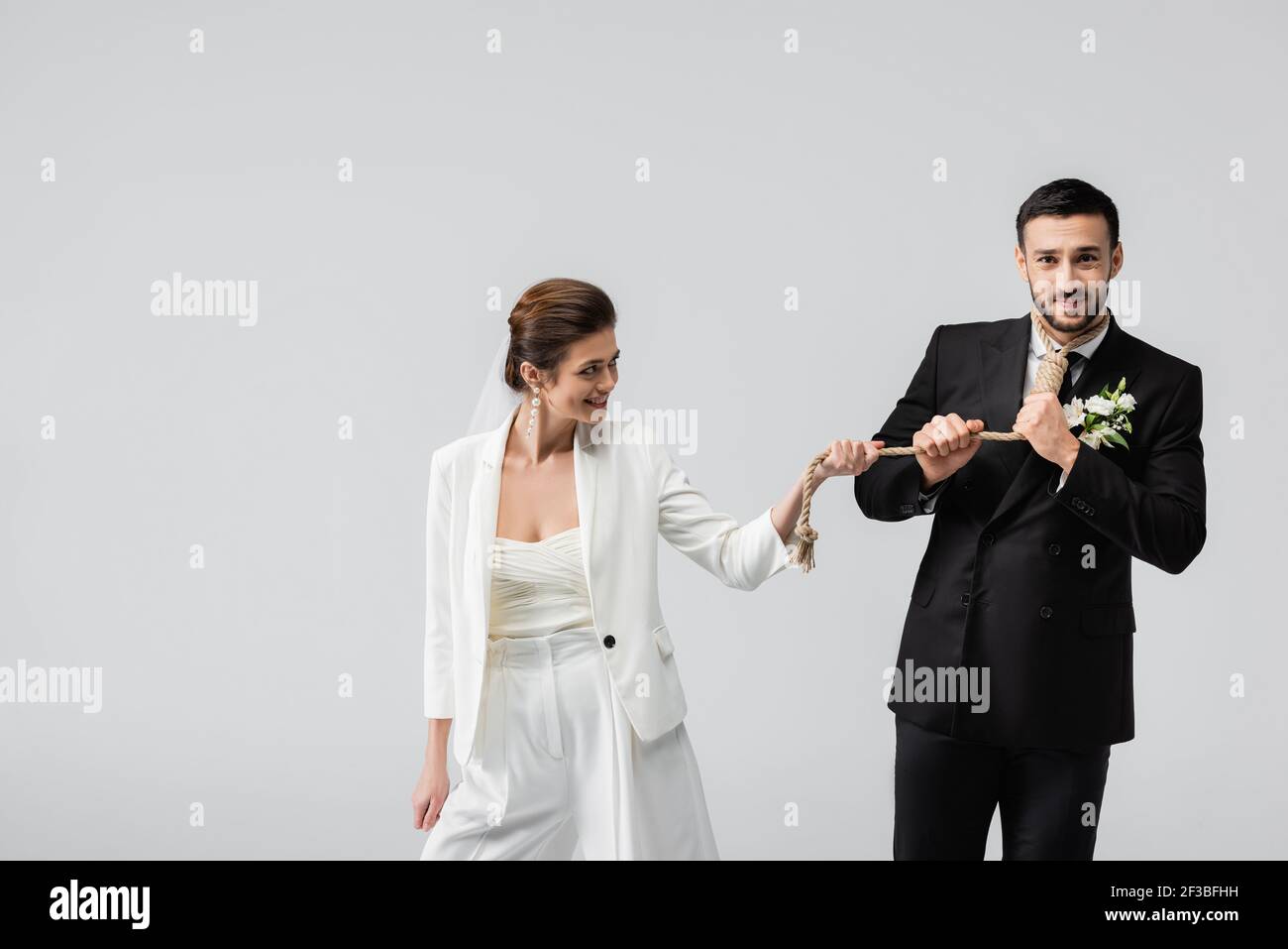 Rope around neck hi-res stock photography and images - Alamy