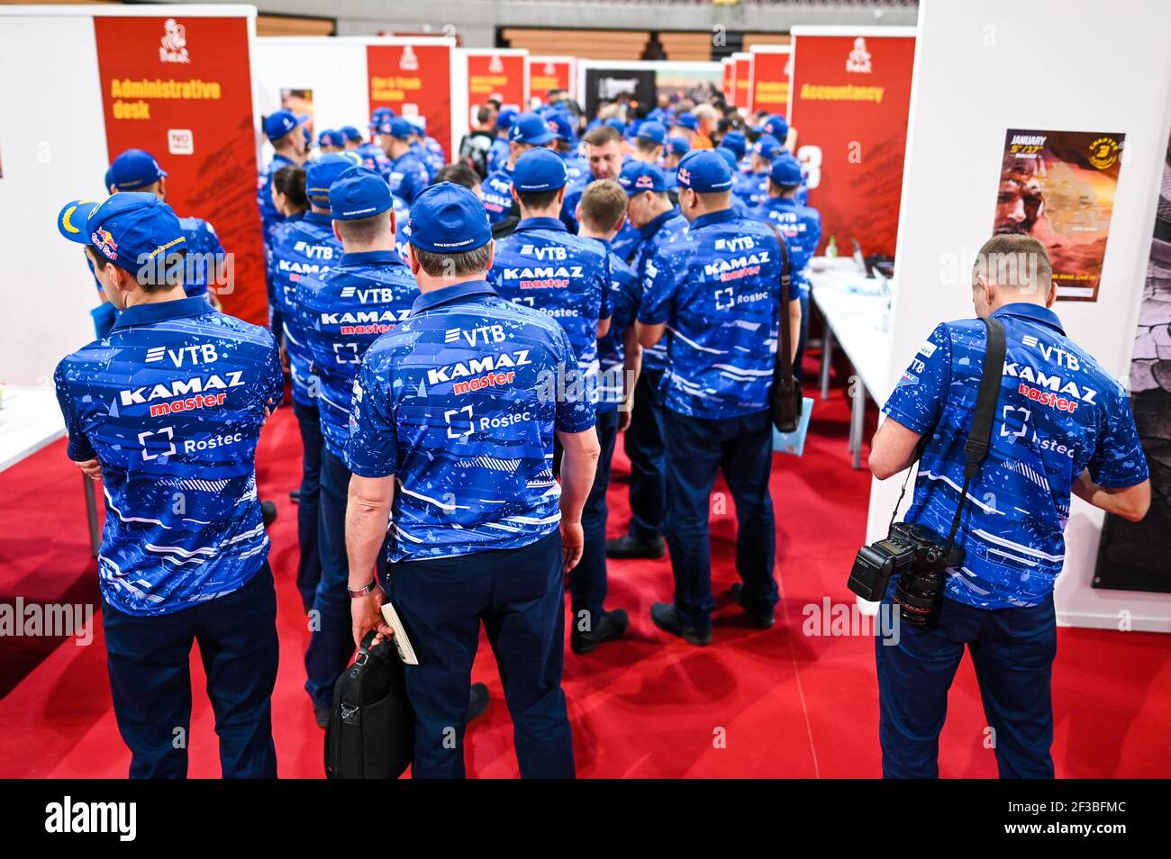 Kamaz team during the Dakar 2020's Administrative and Technical ...