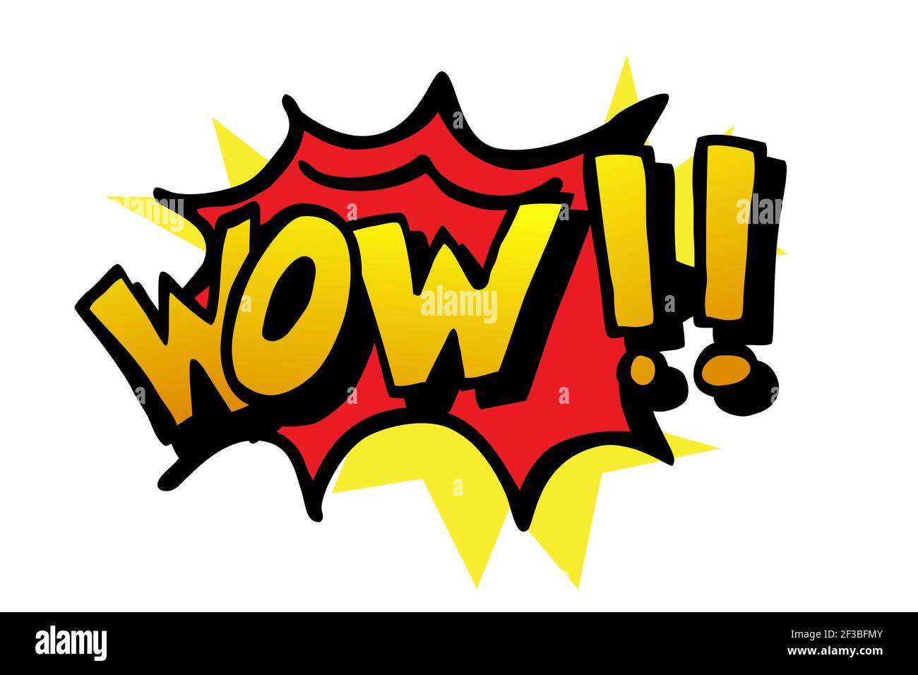 Vector Hand Draw Sketch Shout out, wow, Isolated on White Stock Vector ...