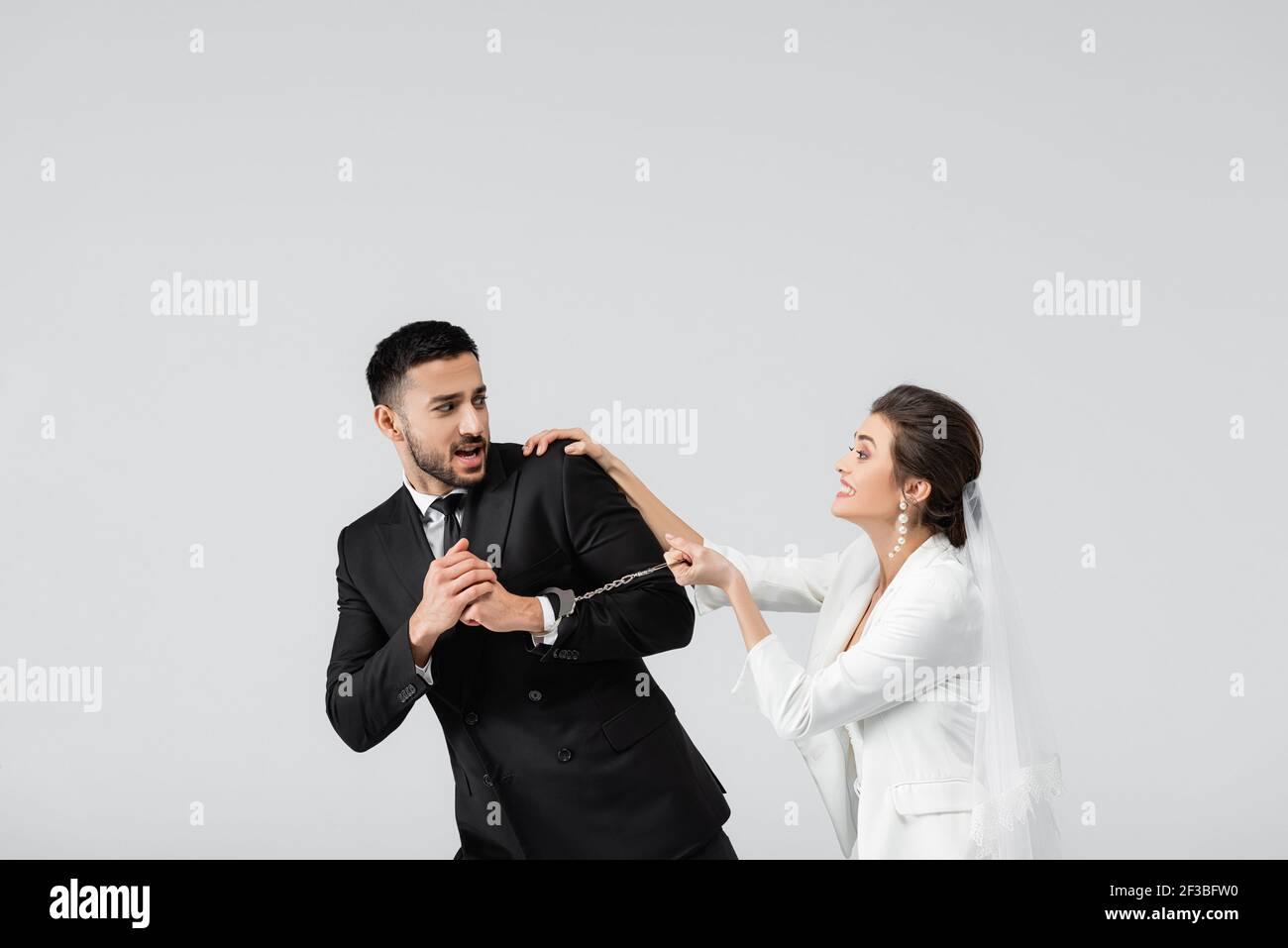 Scared bride hi-res stock photography and images - Alamy