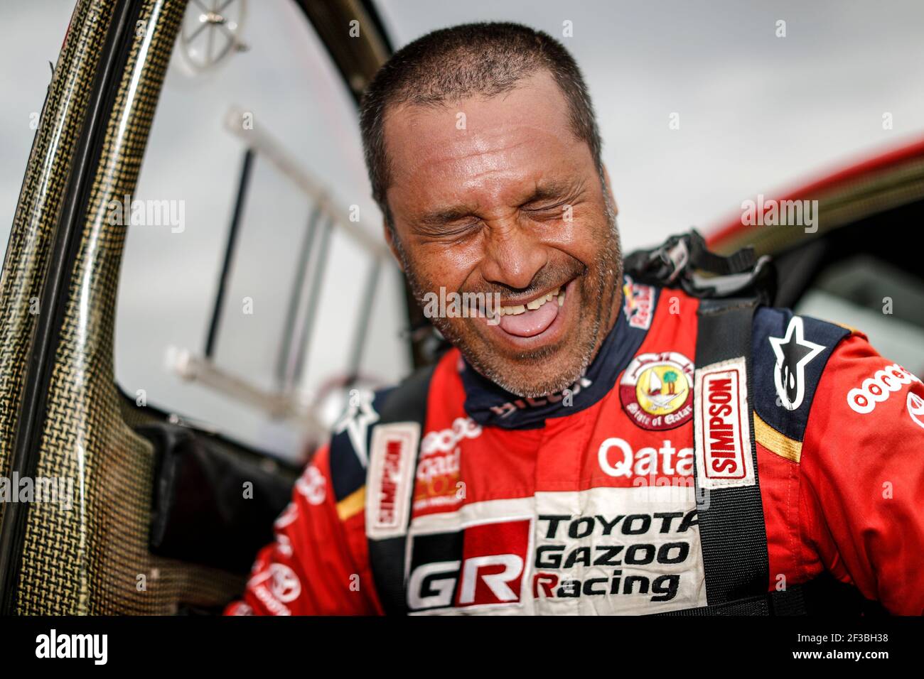 AL-ATTIYA Nasser ( QAT ), NASSER AL ATTIYA TEAM TOYOTA HILUX , portait ...