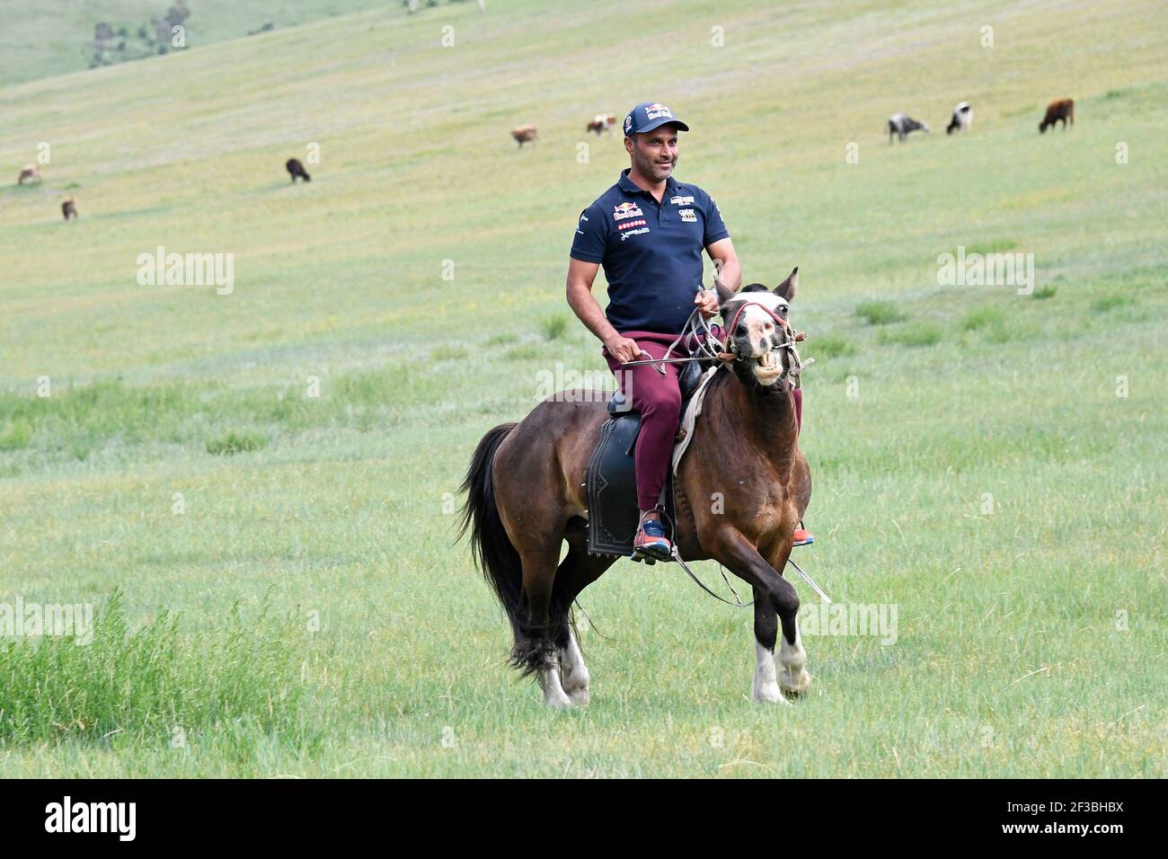 AL-ATTIYA Nasser ( QAT ), NASSER AL ATTIYA TEAM TOYOTA HILUX , portait ...