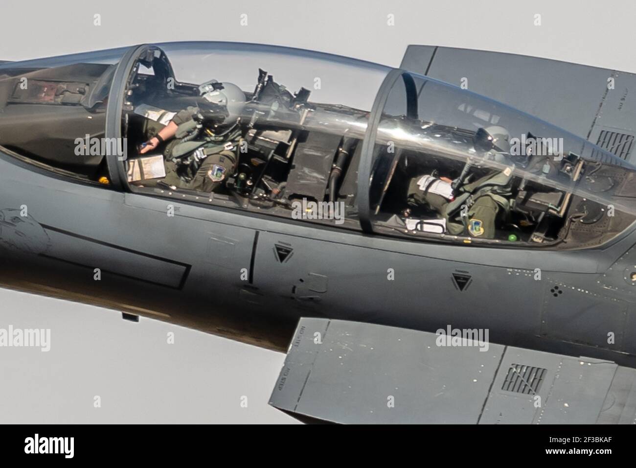 Mach Loop F-15 Low Level Stock Photo - Alamy