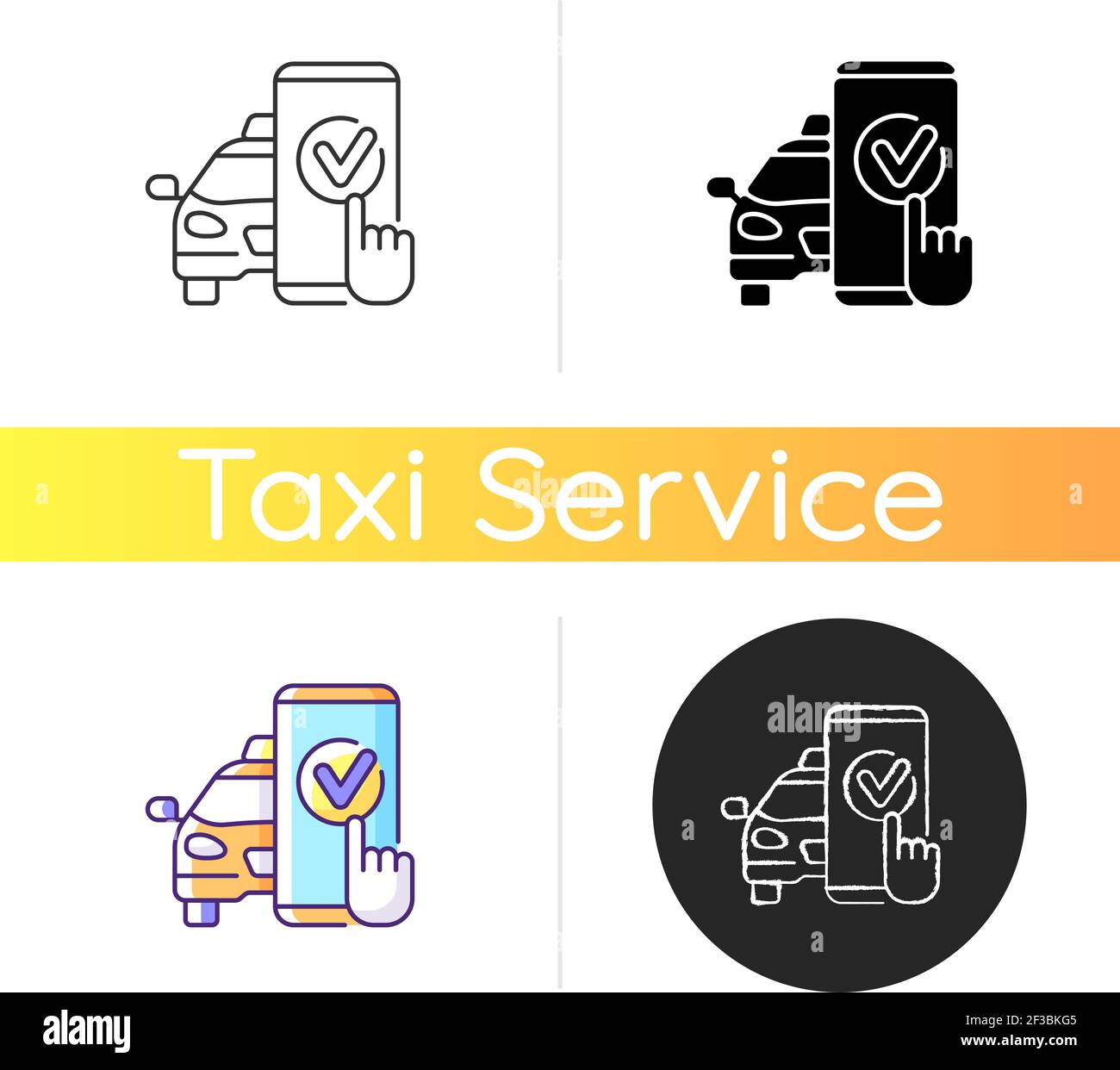 Taxi booking icon Stock Vector Image & Art - Alamy