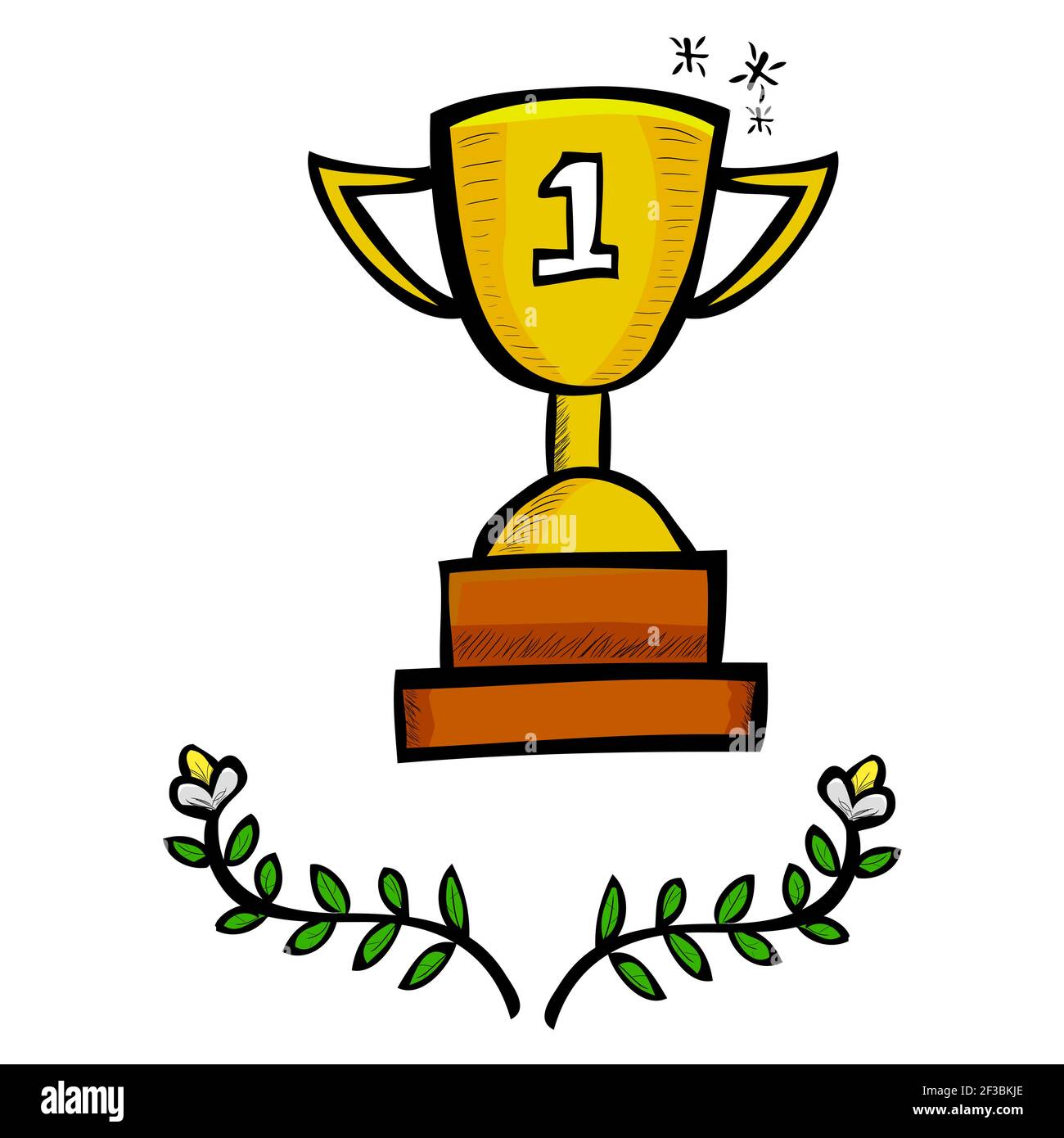 trophy, Vector doodle hand draw sketch Stock Vector Image & Art - Alamy