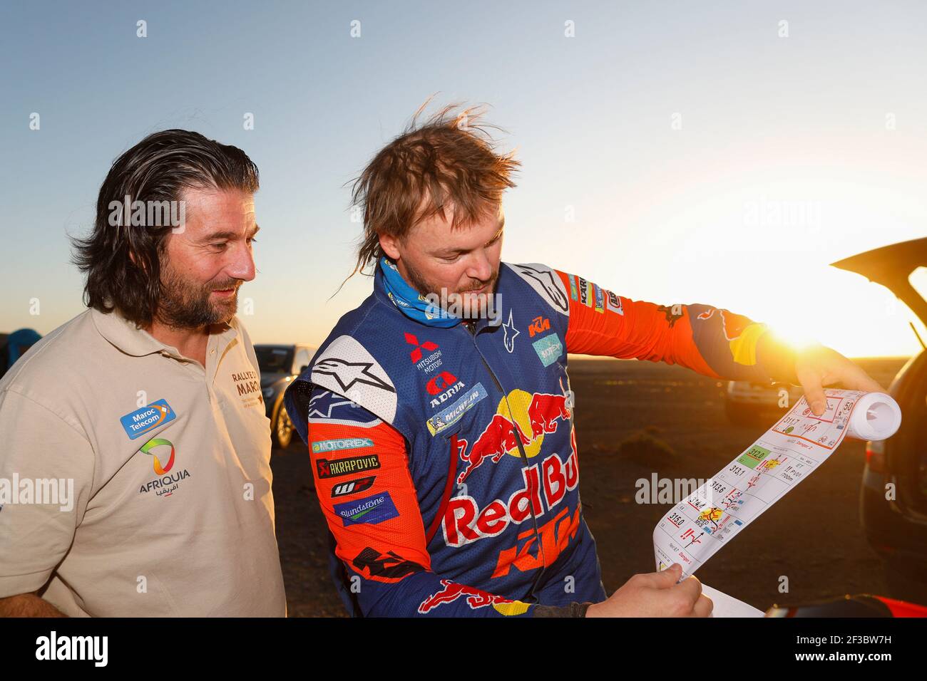 Road book detail CASTERA David (fra), Director of the Rallye du Maroc ...
