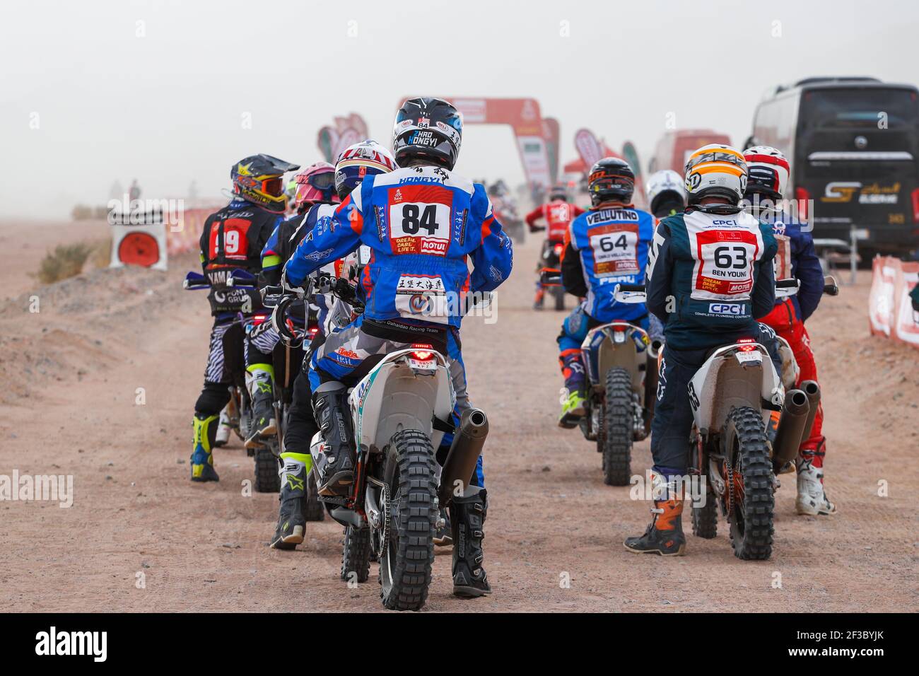84 Hongyi Zhao (chn), KTM, Wu Pu Da Hai Dao Dakar Rally Team, Moto ...