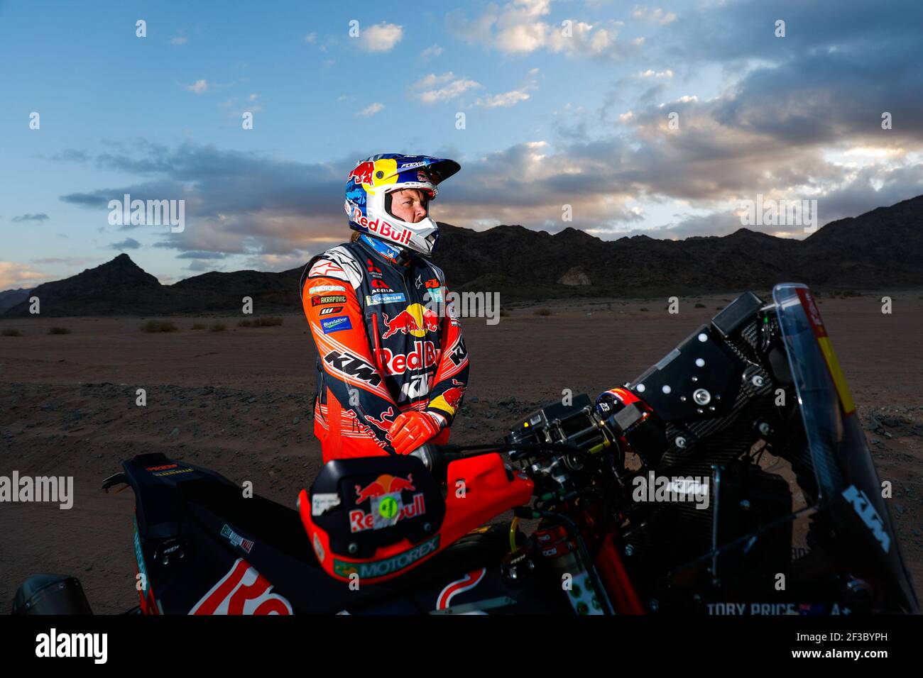 Price Toby (aus), KTM, Red Bull KTM Factory Team, Moto, Bike, portrait during Stage 4 of the ...