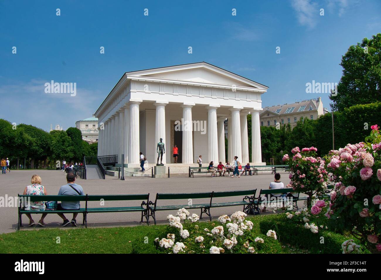 Theseus Temple, Volksgarten, Vienna Stock Photo - Alamy