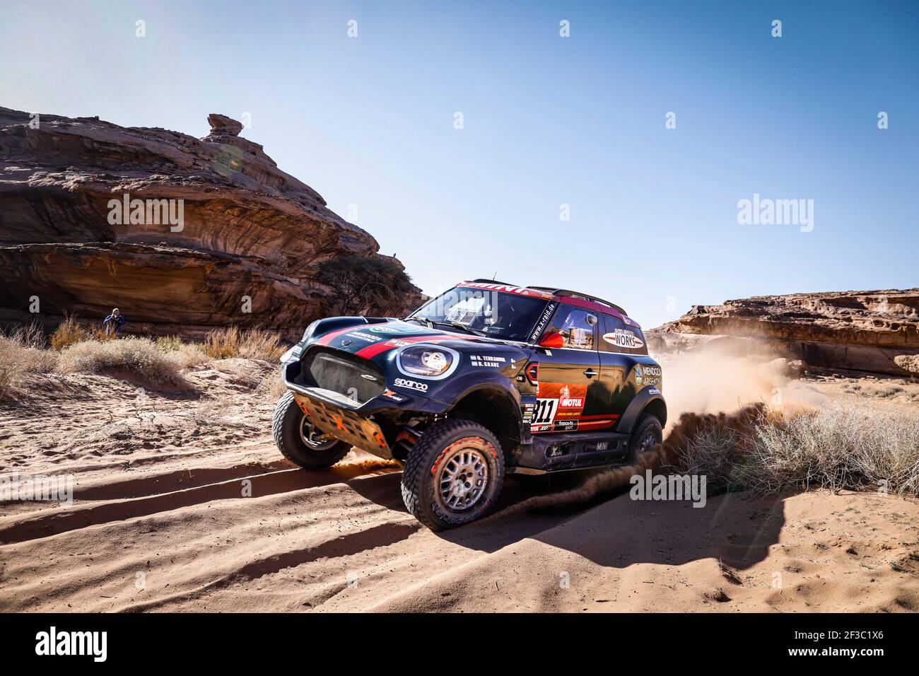 during Stage 5 of the Dakar 2020 between Al Ula and Ha'il, 563 km - SS ...