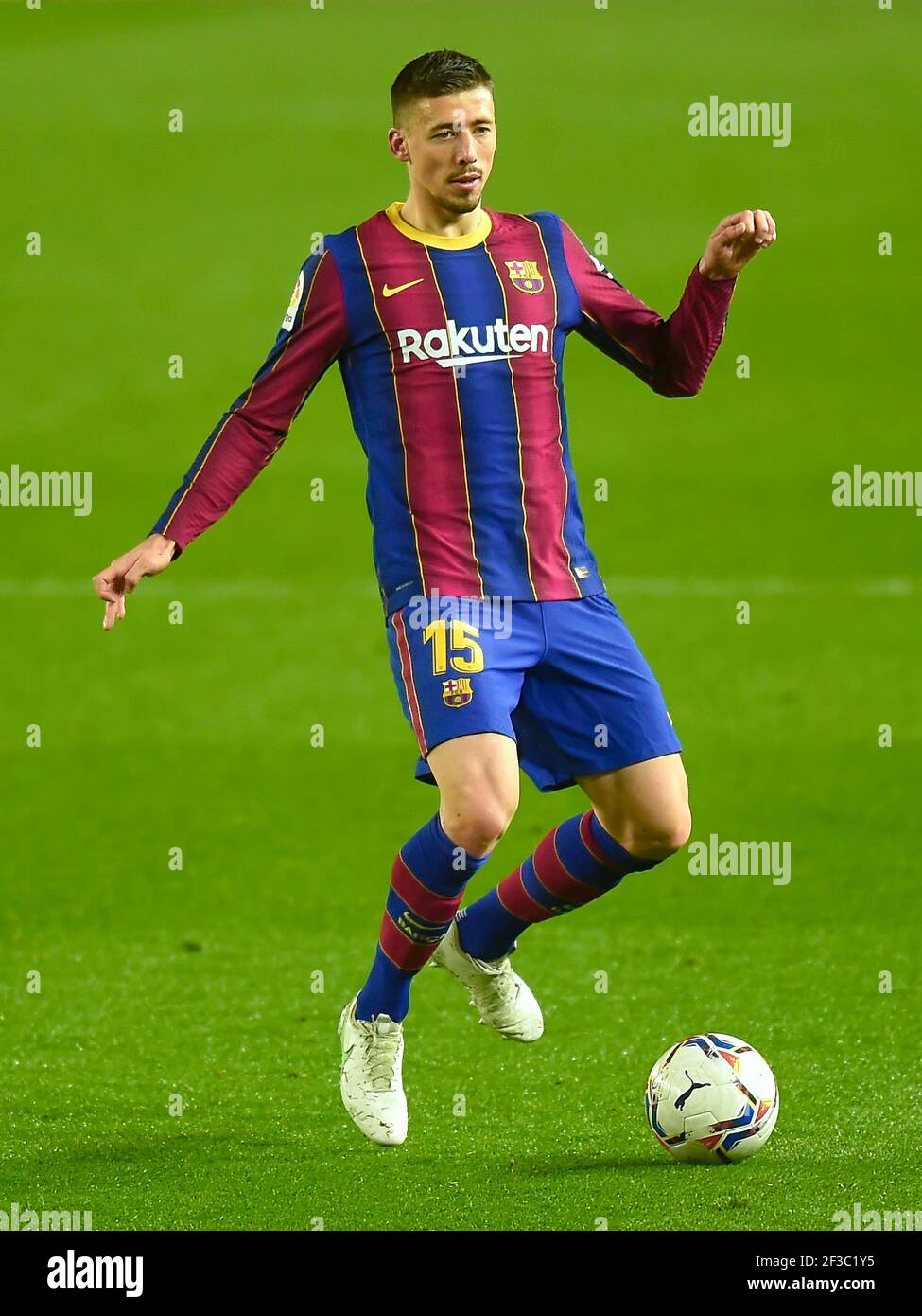 Clement Lenglet of FC Barcelona during the La Liga match between FC ...