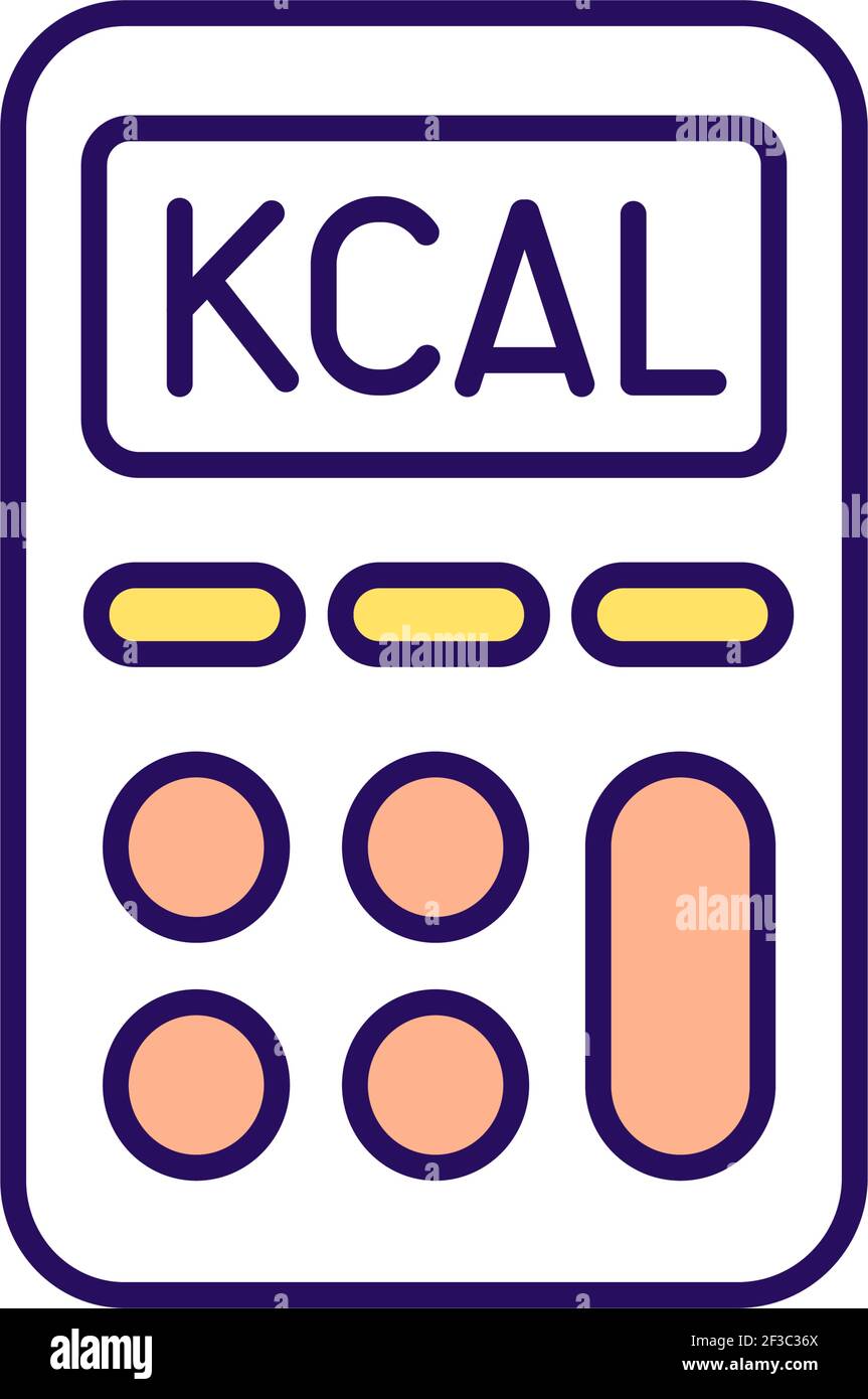 Calorie counter health diet Stock Vector Images - Alamy